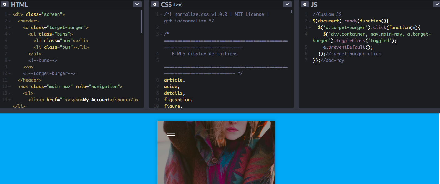 史上最全！汉堡菜单使用指南及12个设计代码方案